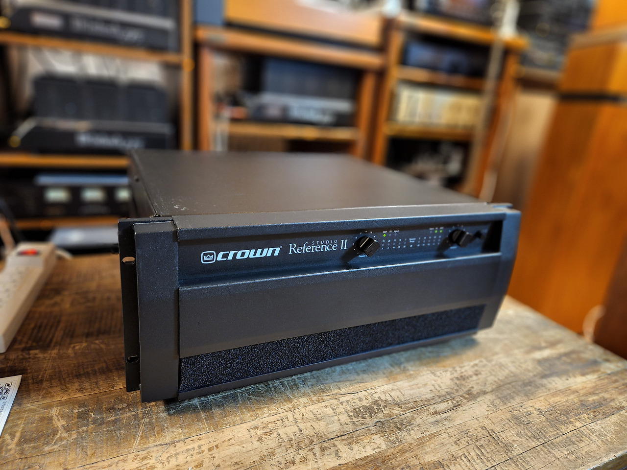 아주 보기드믄 Crown 크라운 명기 스튜디오 레퍼런스2 파워엠프 입니다 -후기형 A급-(Stock-out)