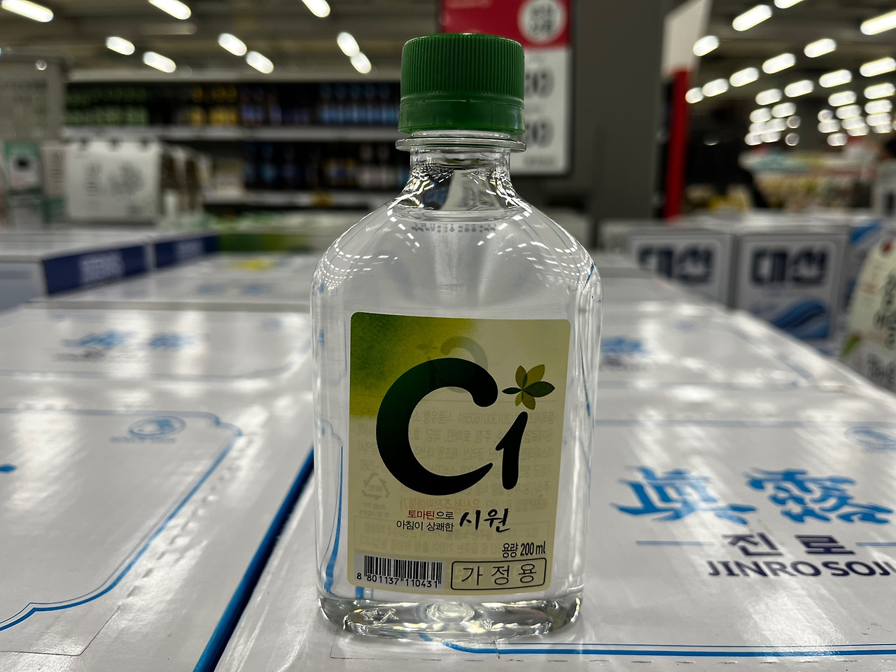 대형마트 팩소주 200ml 페트병 소주 한 박스 가격 용량 도수 종류 안내진로 참이슬 처음처럼 좋은데이