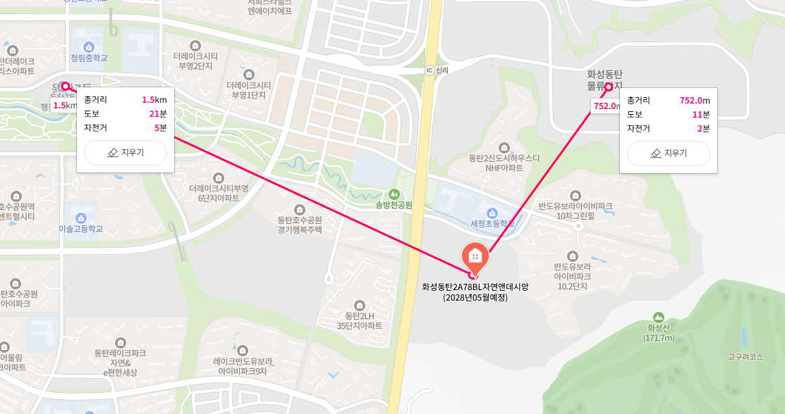 동탄 꿈의숲 자연앤데시앙 예상분양가 청약일정 입지환경 분석