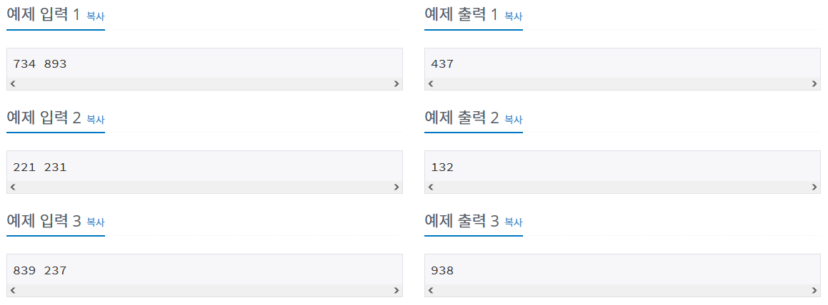 [Python] Baekjoon 백준 2908번 상수