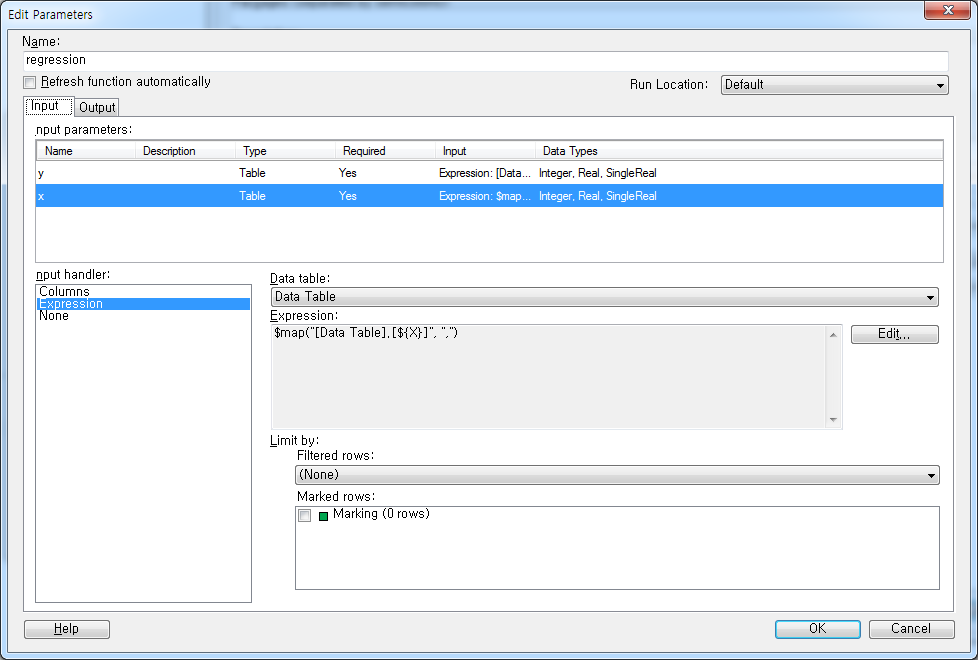 [TIBCO Spotfire] Data Function을 활용한 Regression 분석화면 만들기