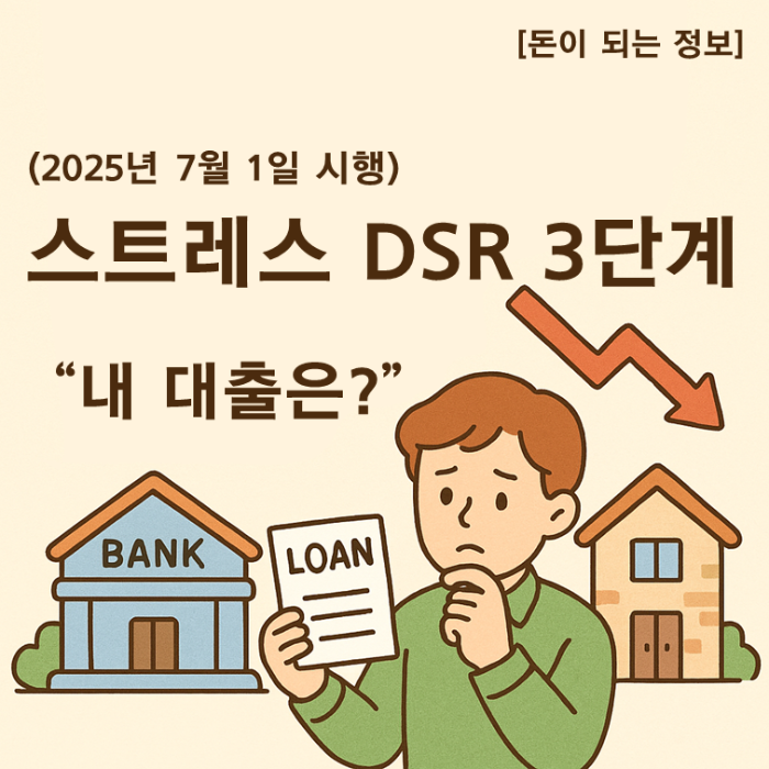 2025년 7월, 스트레스 DSR 3단계 전면 시행! 내 대출 한도 얼마나 줄어들까?