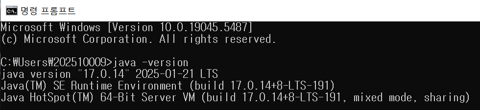 [Java] JDK 설치 (Windows 10, JDK 17) — MJ's Development Diary