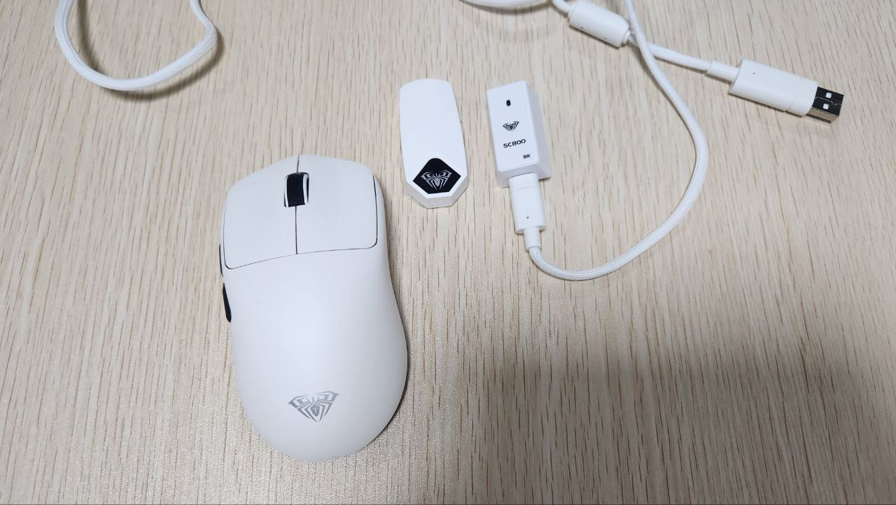 독거미 마우스? 37g 3만원대 8K SC800 개봉기 장단점(소프트웨어 다운로드 방법, 한글 메뉴얼 등)