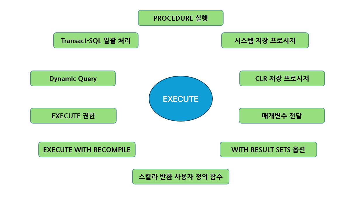 MSSQL EXECUTE 사용법 및 실행 예제