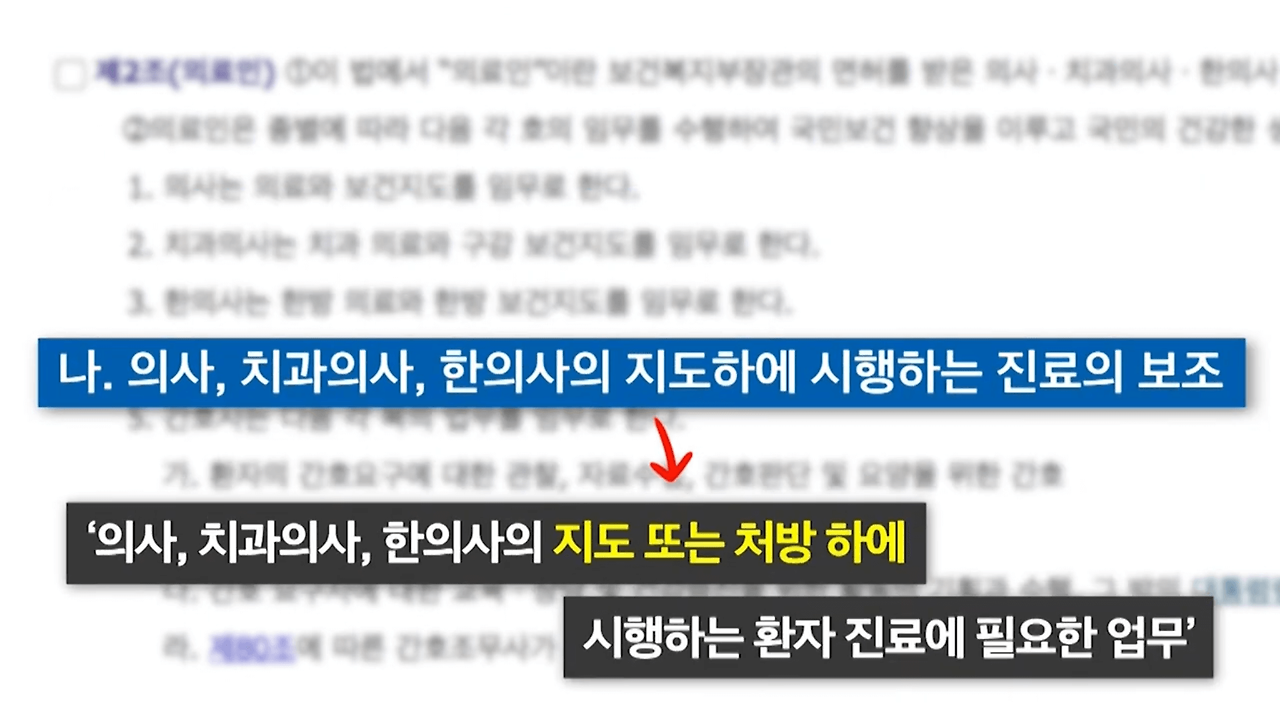 간호법 내용 간호법 반대 이유