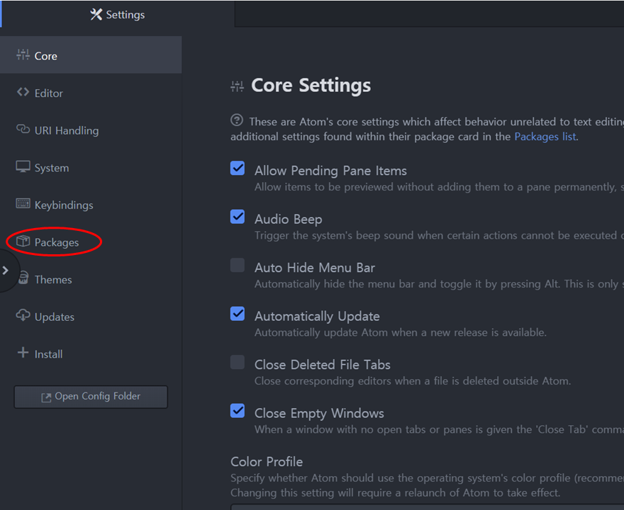 [Atom] atom-ternjs / js 자동완성 플러그인 사용법