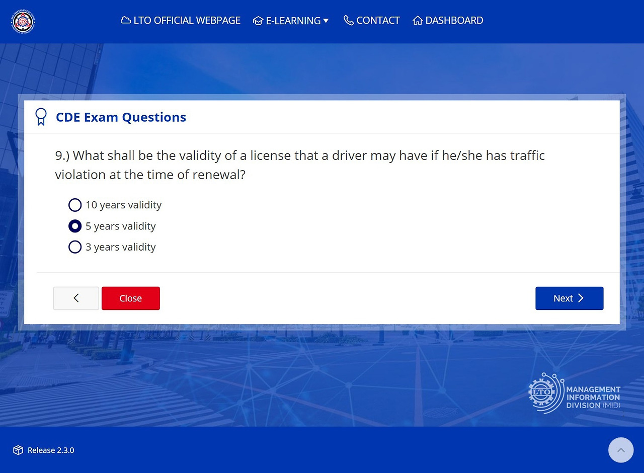필리핀 운전면허증 갱신하기 : 필리핀 LTO의 LTMS 가입 및 OVE 필기시험 응시 방법
