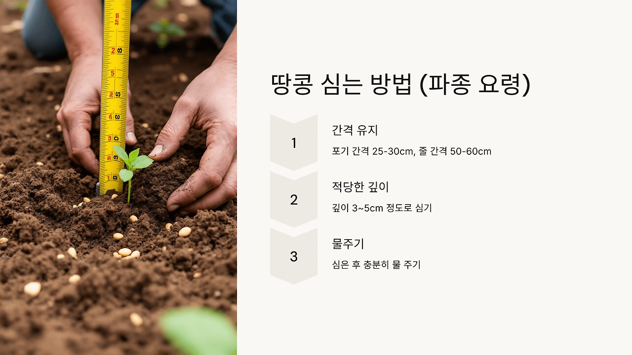 땅콩 심는 시기 파종시기 재배 방법 수확시기