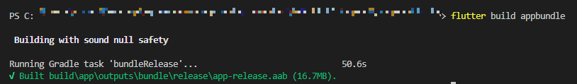 [Flutter] Android 배포파일 .aab 파일 생성 :: 정리노트