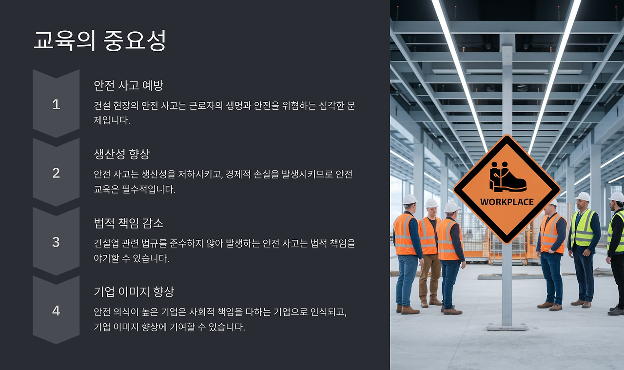 건설업 기초안전보건교육 알아야 할 6가지 필수 정보
