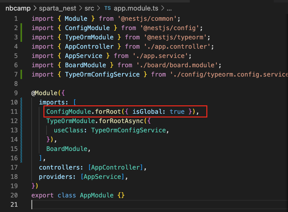 [Nest.js] 6. TypeORM 설치 및 세팅 - @nestjs/config 사용법