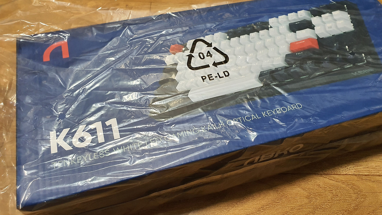 앱코 텐키리스 LED 기계식 키보드 사용후기 - K611 V1