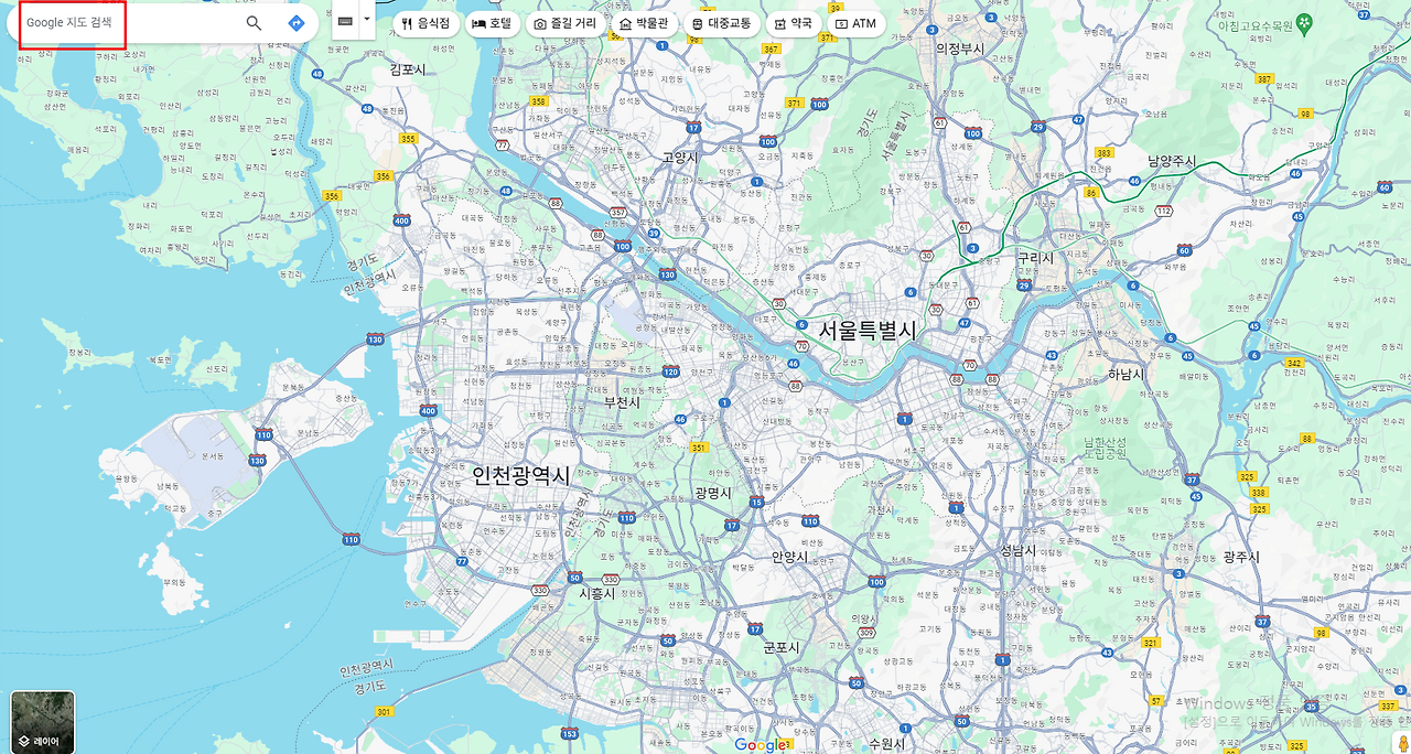 중국 지도보기 한글판