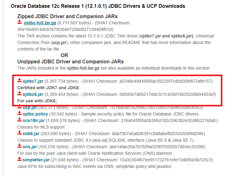 오라클, jdk버전에 따른 ojdbc.jar :: 꿀팁 공유 블로그