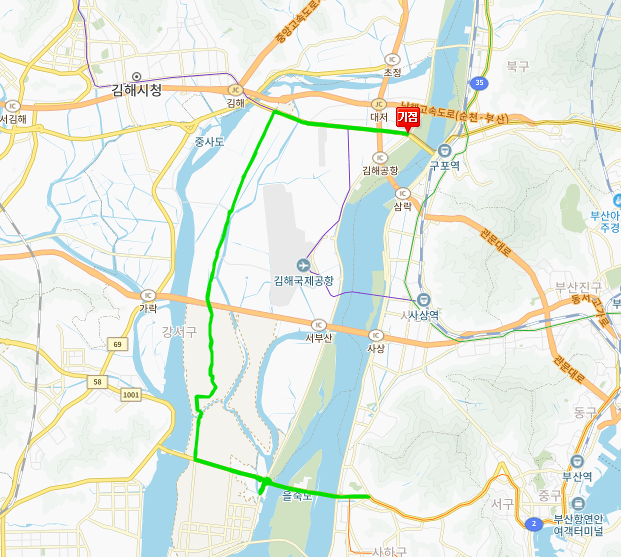 부산 강서구 15번 마을버스 노선대저역↔️하단역