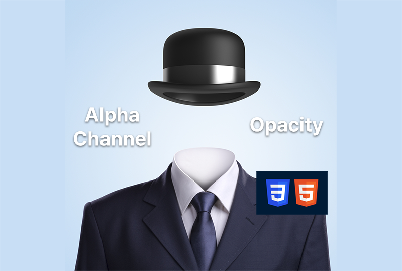 비슷한 듯 다른 동작 방식, Alpha Channel과 Opacity의 차이점