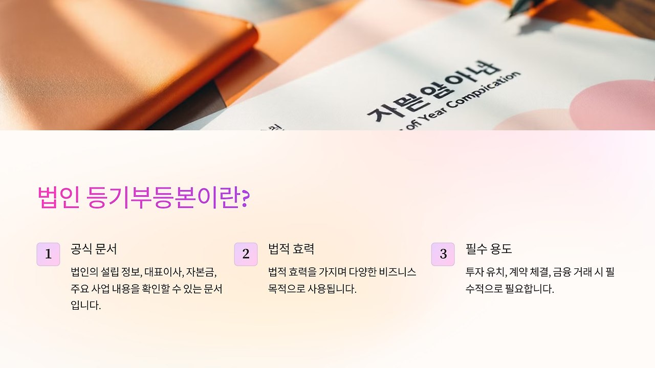 법인 등기부등본 인터넷 발급 방법 And 등기사항 전부증명서 열람 방법