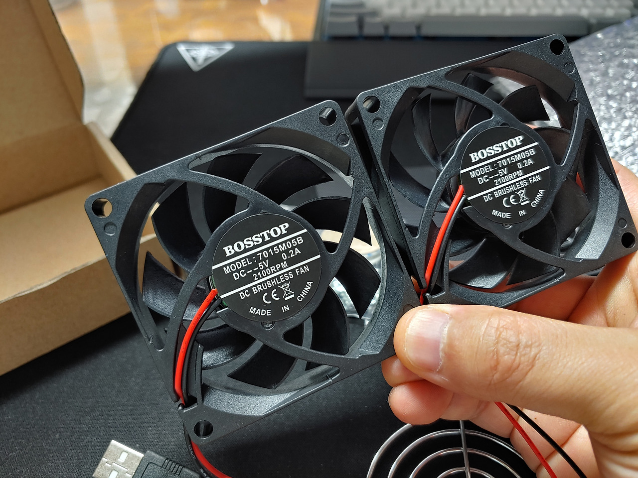 ASUS RT-AC68U 알리 USB 쿨링팬 설치, 공유기 쿨러 공유기 라우터 온도 낮추기