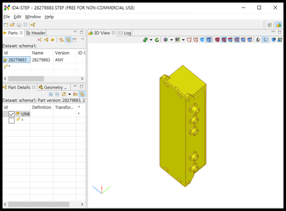 무료 3D 뷰어 (step 파일 열기) - IDA STEP