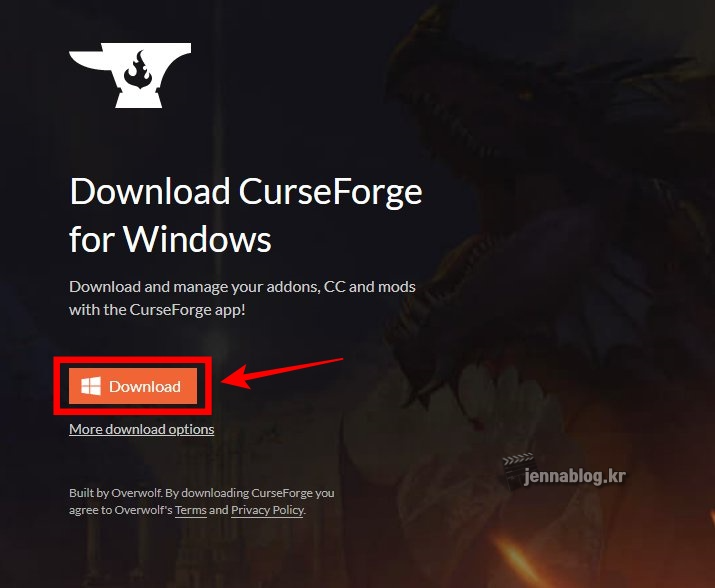 커스포지 (CurseForge) 와우 애드온 설치 업데이트