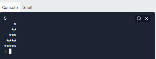 [알고리즘] 별찍기-2 백준2439(Python)