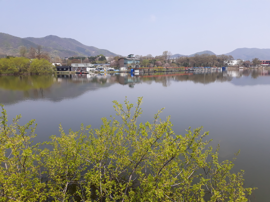 용인 가볼만한곳 용담 저수지 둘레길 낚시터 산책 여행 아이스크림쿠키산과바다