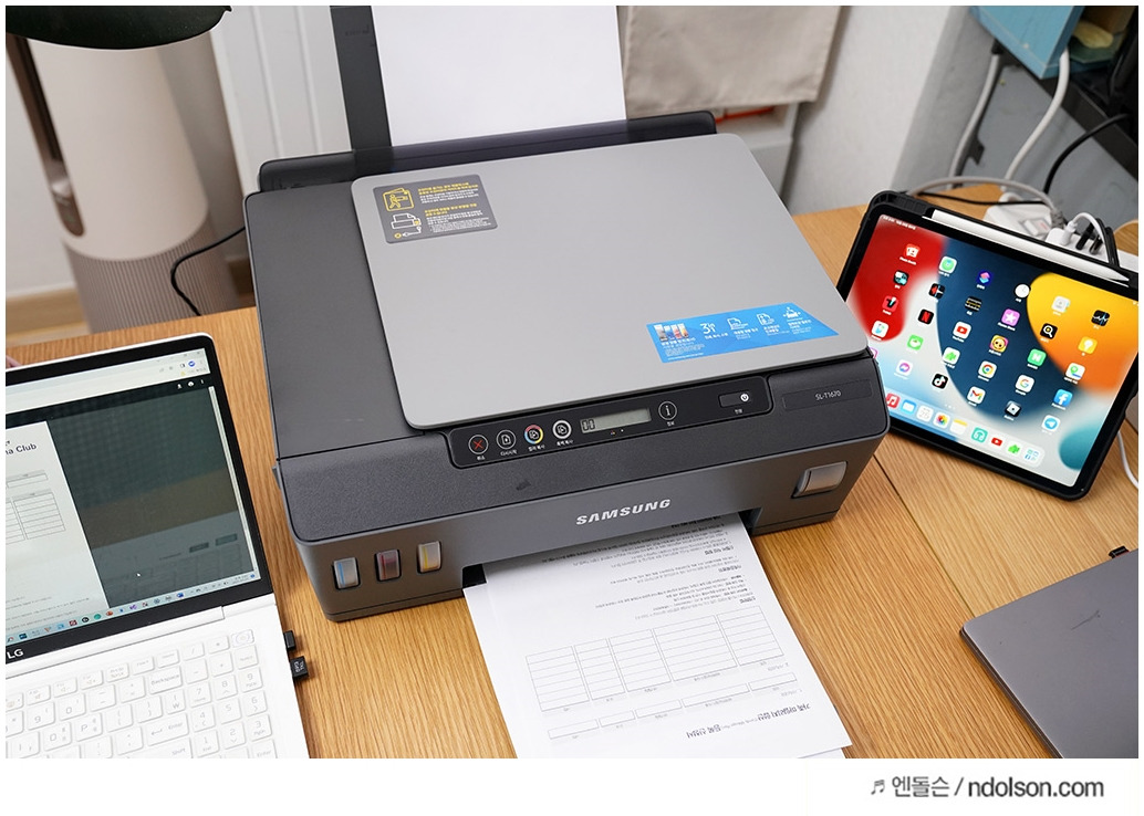 무한잉크 가능한 삼성 잉크젯플러스S 프린터 SL-T1670 추천, 소호족을 위한 복사 스캔 인쇄까지!