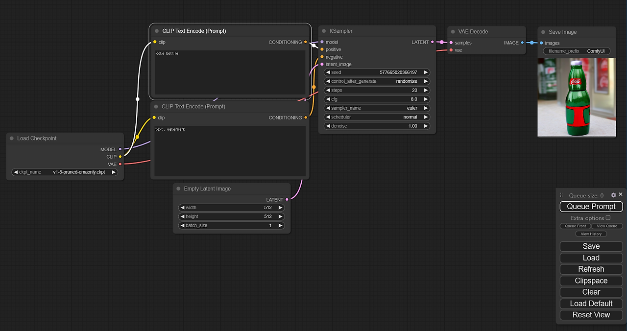 ComfyUI에서 Queue Prompt를 눌렀을 때 Prompt outputs failed validation CheckpointLoaderSimple ...