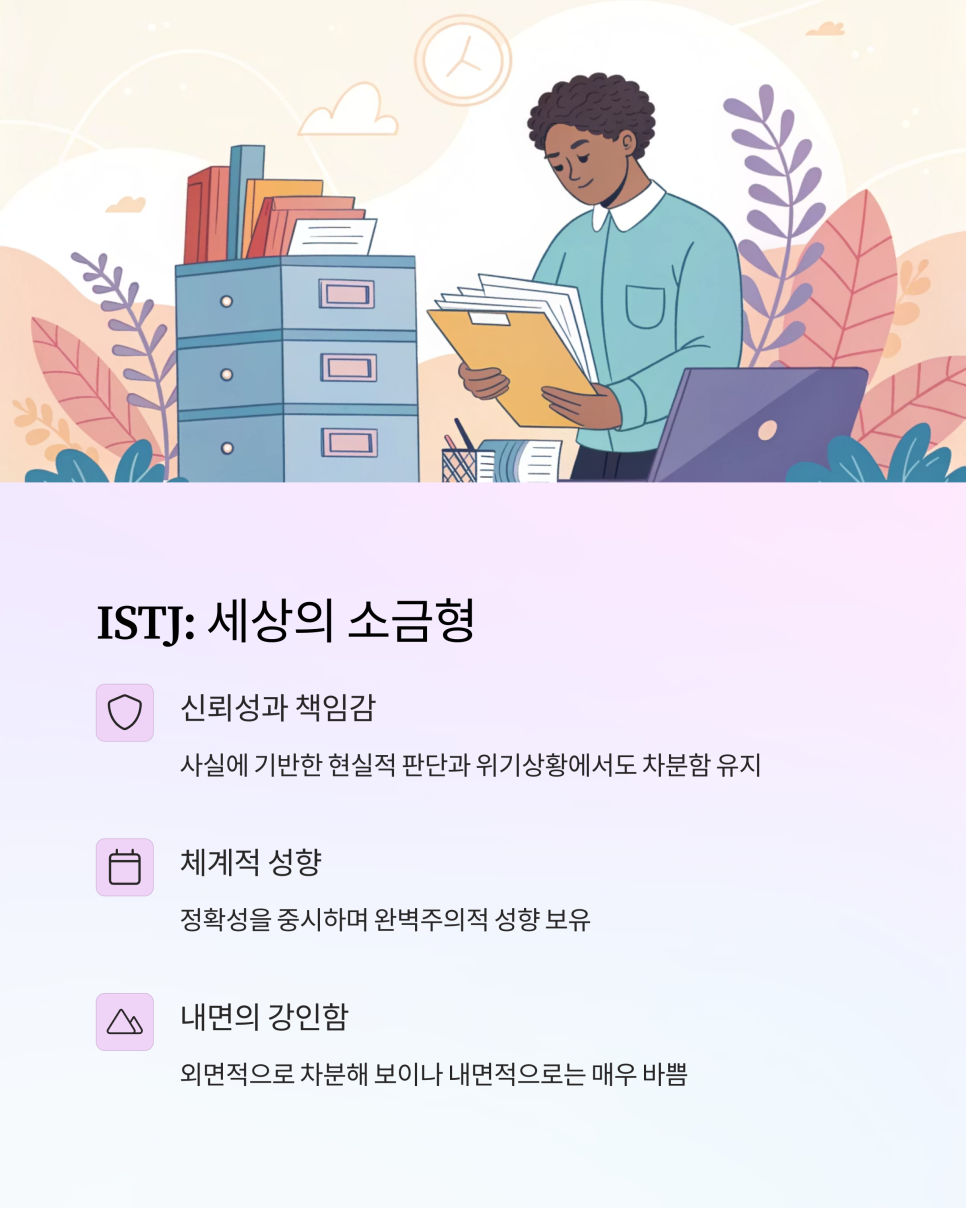 Mbti 16가지 성격 유형별 특징 완벽 정리