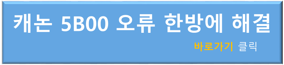 캐논 프린터 무한잉크 노즐 청소 방법 - G2900, G3000, G3900, G3910