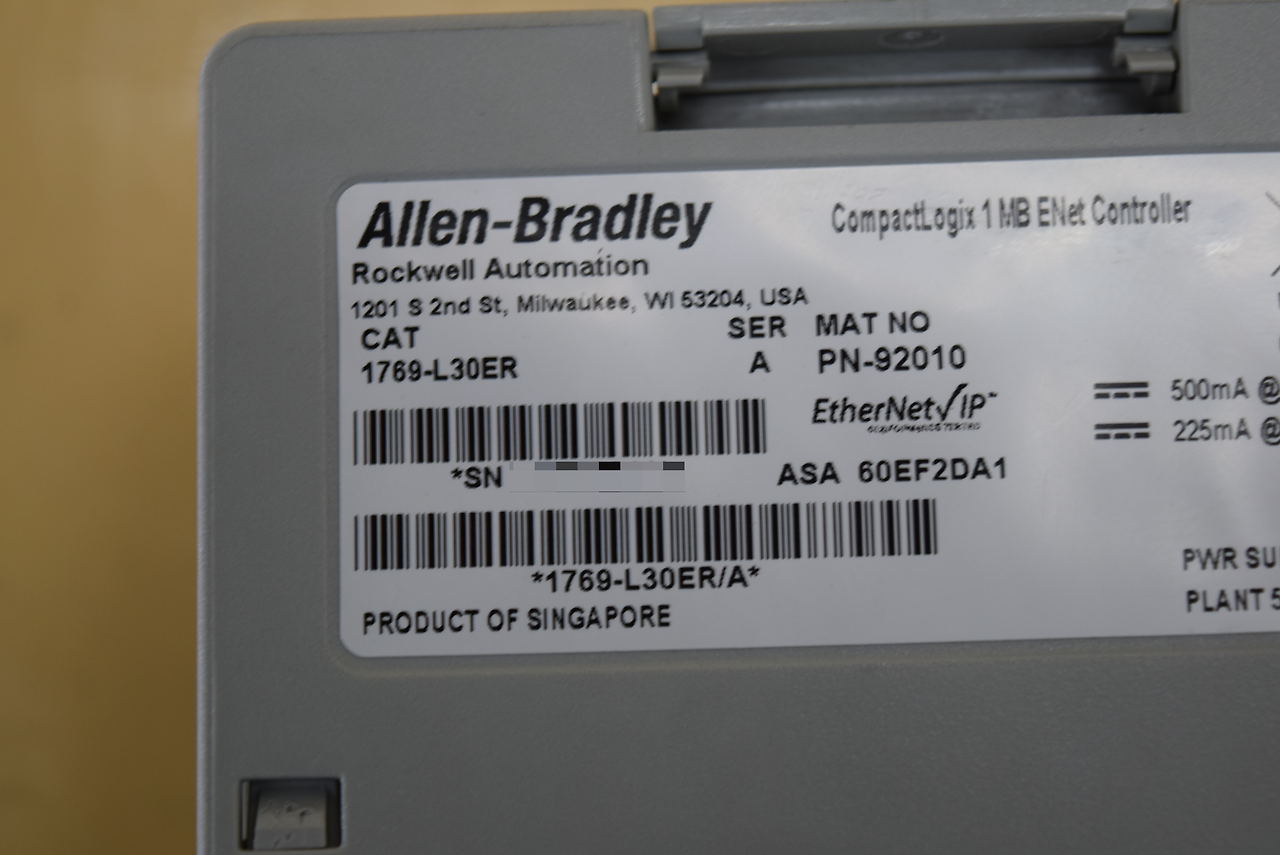 ALLEN-BRADLEY 1769-L30ER PLC 산업용 자동화 장비 수리 (주)엠이티