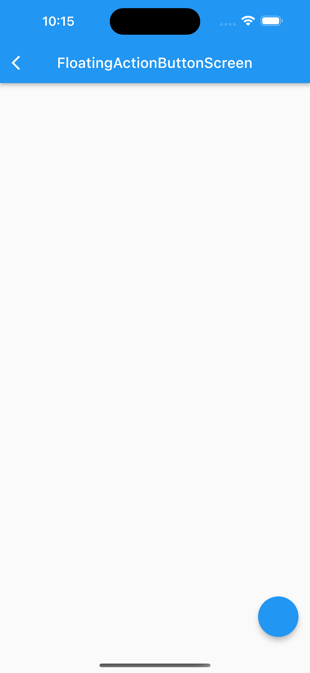 [Flutter] FloatingActionButton - 사용법