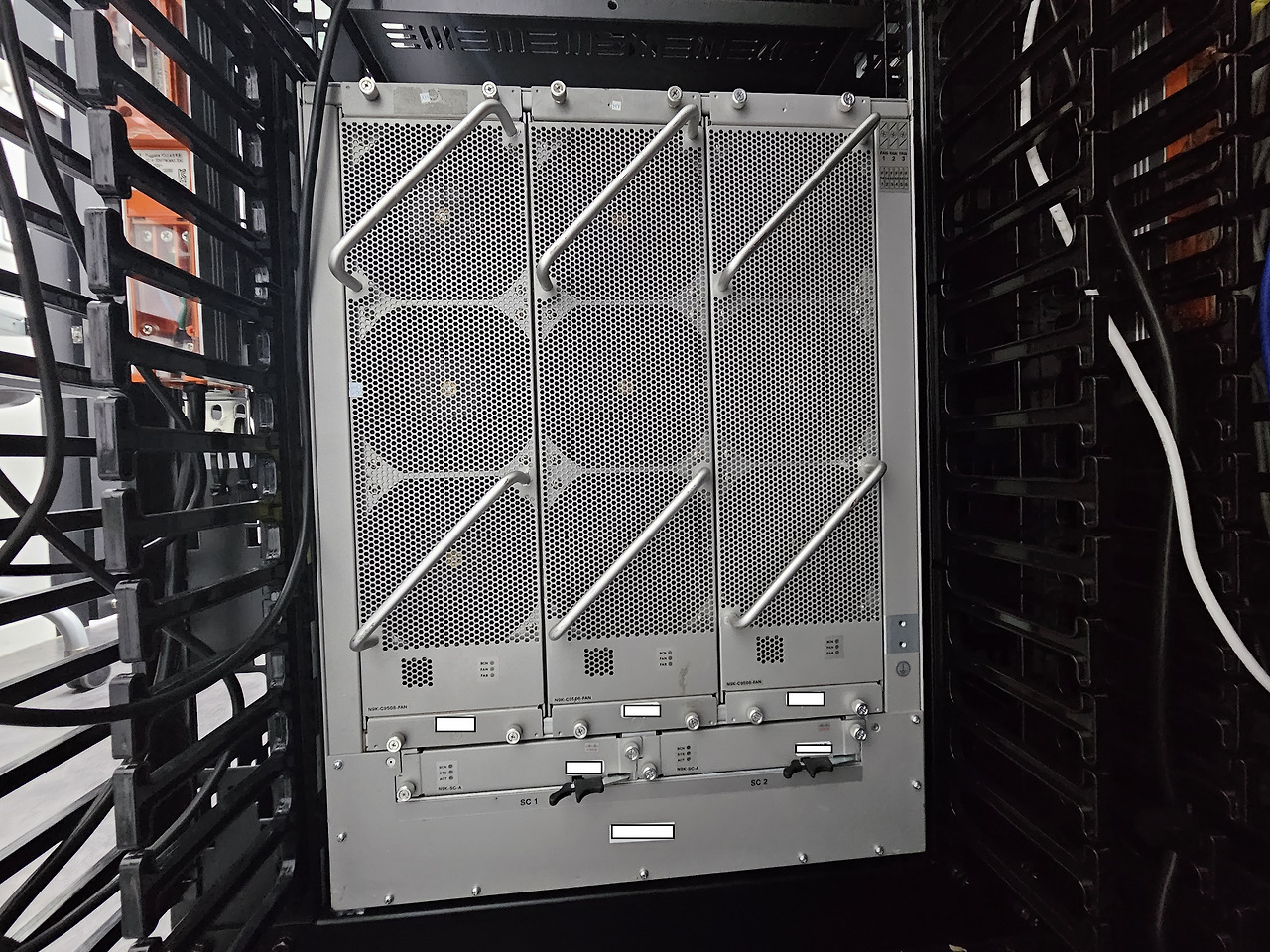 CISCO NEXUS 9500 샤시형 스위치의 모듈 구성