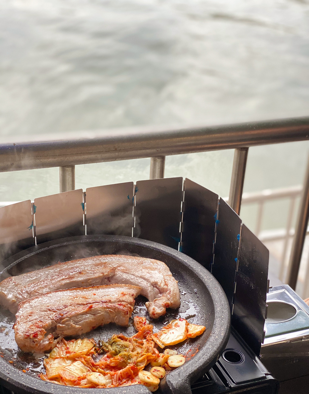 한강뷰 고깃집 삼겹살 맛집 잠두봉더나인