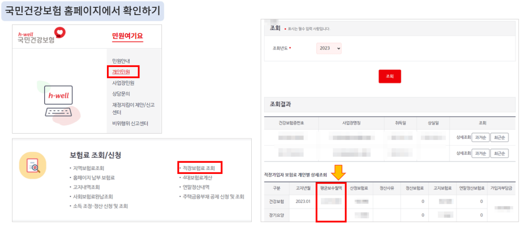 근로자 프리랜서 자영업자 근로소득 종합소득 월평균 소득 계산법 확인 방법 청약 소득 기준 계산 방법 도시가구 월평균