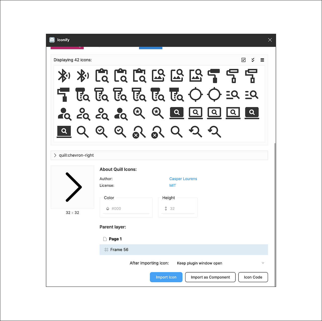 피그마(Figma) 아이콘 다운로드 무료 플러그인(Plugin) ‘아이코니파이(Iconify)’