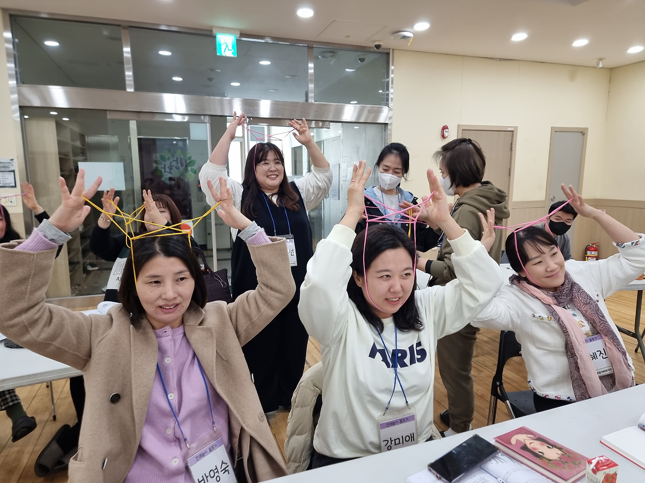 동네친구들 전래놀이 활동가 교육 1회기 손뼉치기 실뜨기 산가지놀이 방화11종합사회복지관