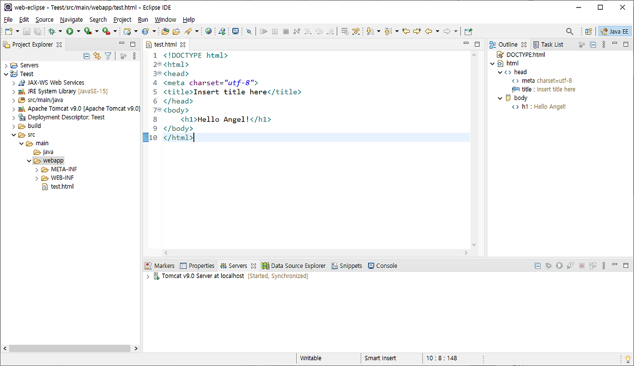 [Eclipse] Web 개발을 위한 이클립스 EE 설치/설정/Import 에러 해결