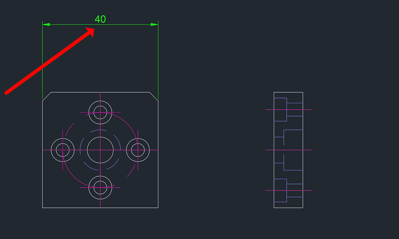 Autocad 유용한 팁 기울어진 치수 경사 치수 입력 방법 초 간단 하게 끝내기