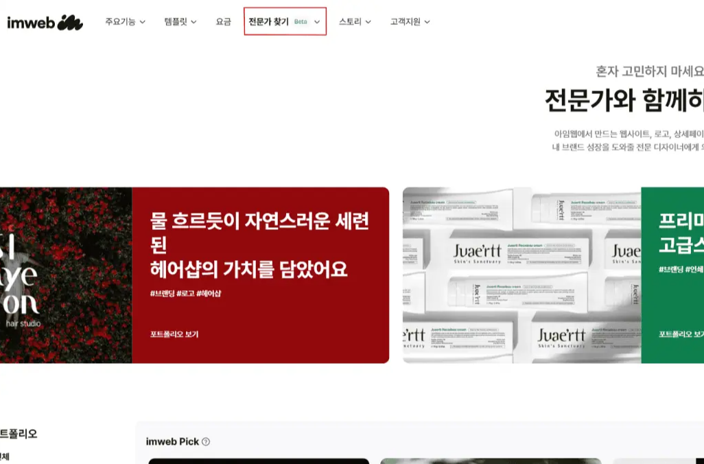 아임웹imweb 코딩 없이 전문가급 홈페이지 제작하기