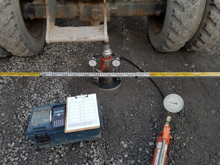 평판재하시험의뢰, 평판재하시험 방법 KS F 2444