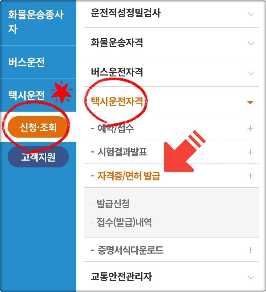 2025 택시운전 자격증 유효기간은 택시 면허증 재발급 방법온라인 및 방문