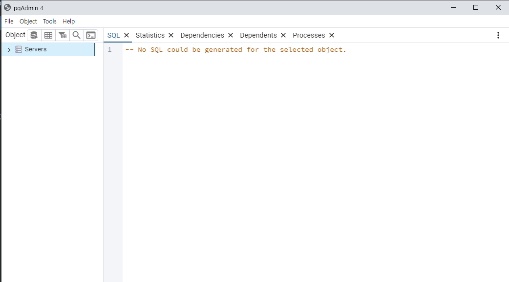 [PostgreSQL] pgAdmin4 설치, 서버 연결 방법