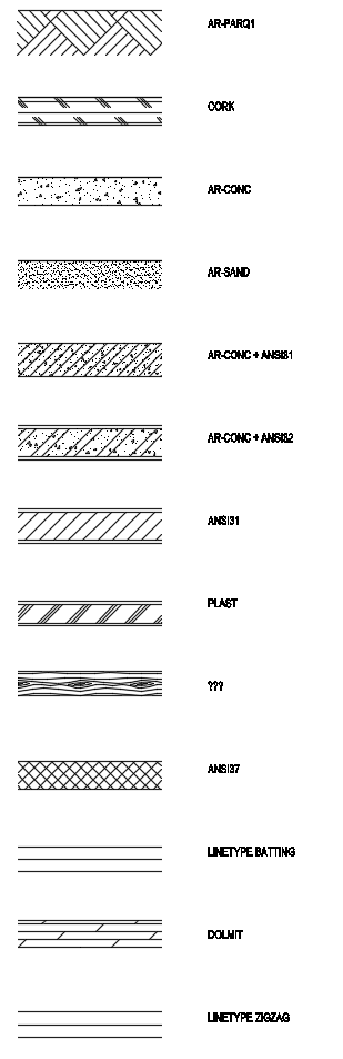 토목 해칭 모음