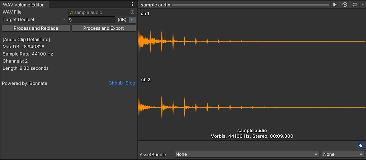 GitHub - Bonnate/Unity-WAV-Easy-Volume-Editor: Unity Editor extension designed for developers ...