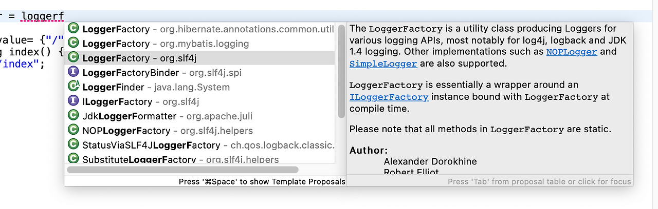 [Sprint Boot] 로거 생성 및 slf4j를 이용한 로깅