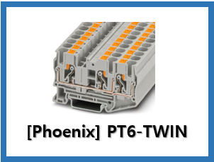 [PHOENIXCONTACT] TERMINAL BLOCK PT 6-TWIN