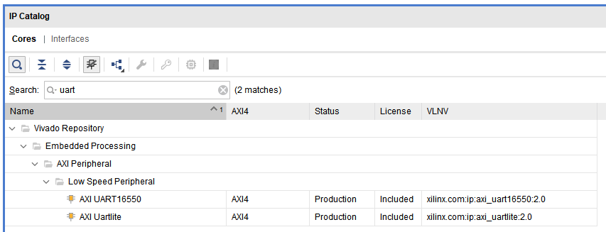 구차니의 잡동사니 모음 Xilinx Vivado Uart Ip