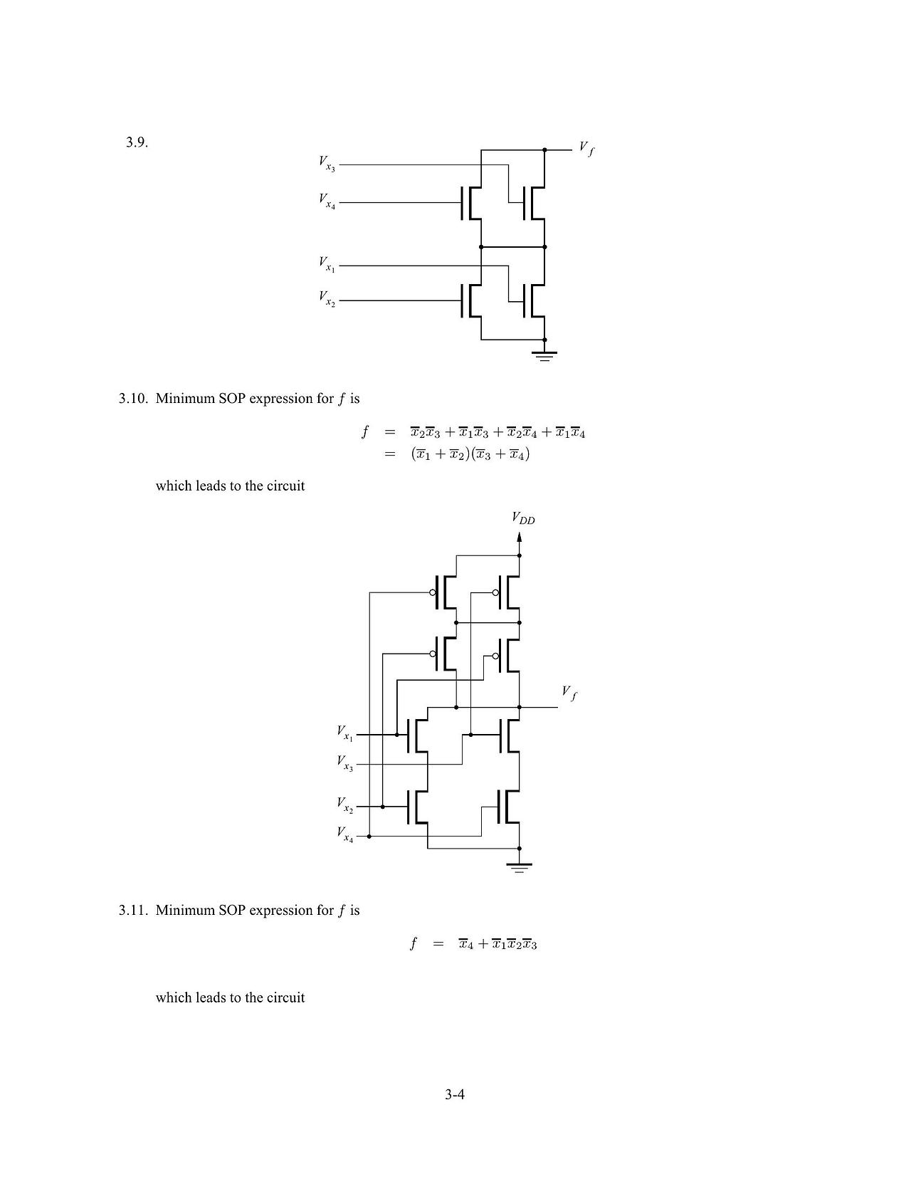 Solution manual to Fundamentals of digital logic with verilog design (Chapter 3)